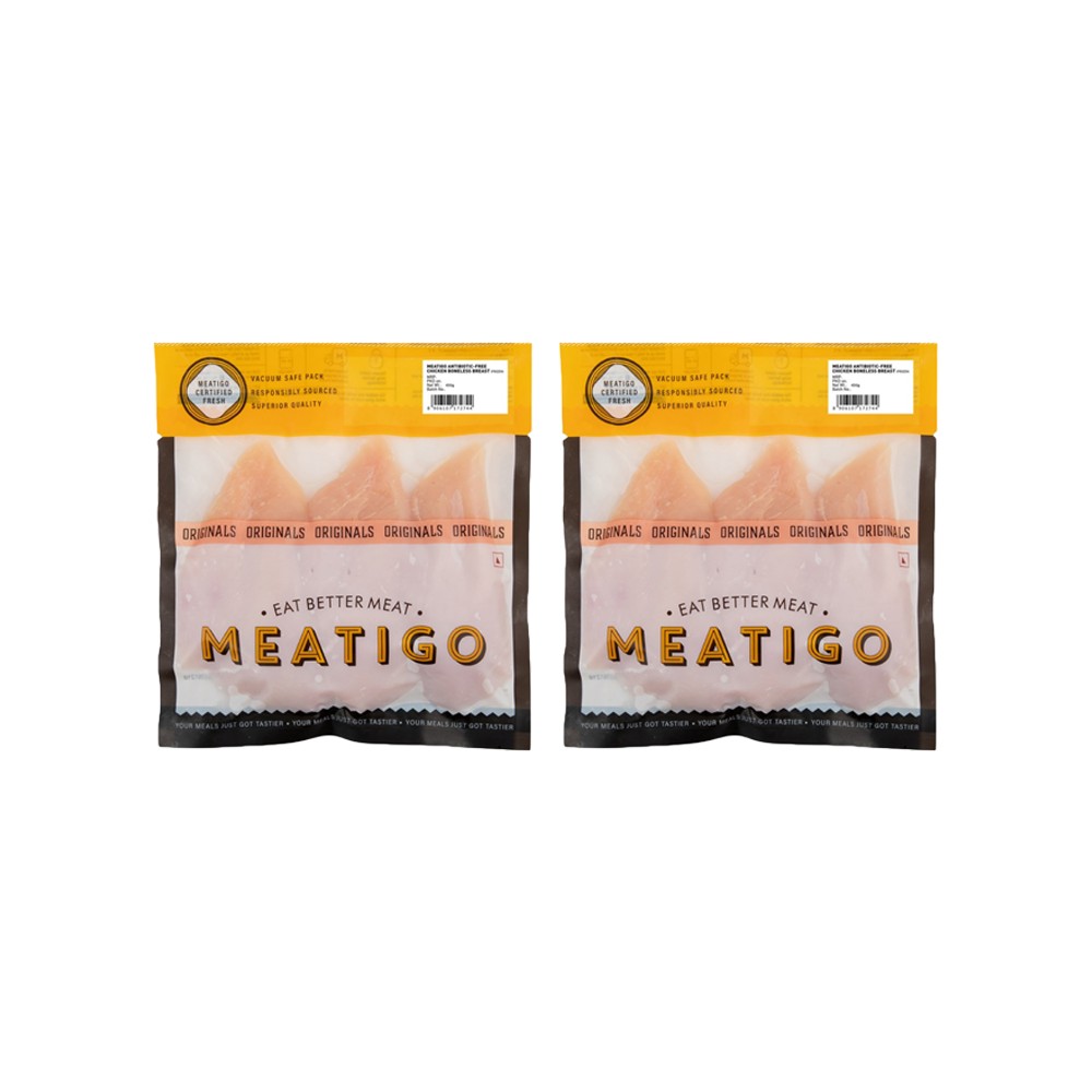 Meatigo By Prasuma Antibiotic-Free Boneless Chicken Breast (Frozen ...