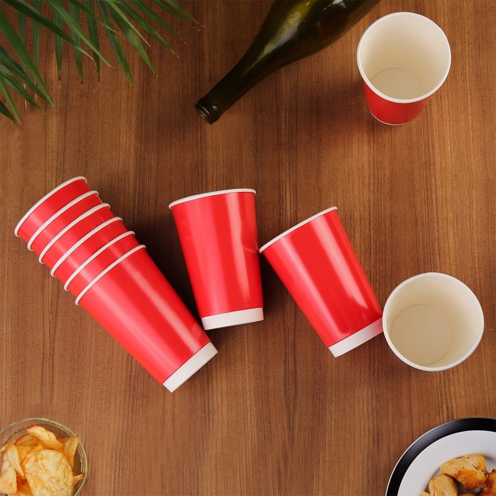 Pack N Wrap Red Disposable Party Glass (480 ml) Price - Buy Online at ...