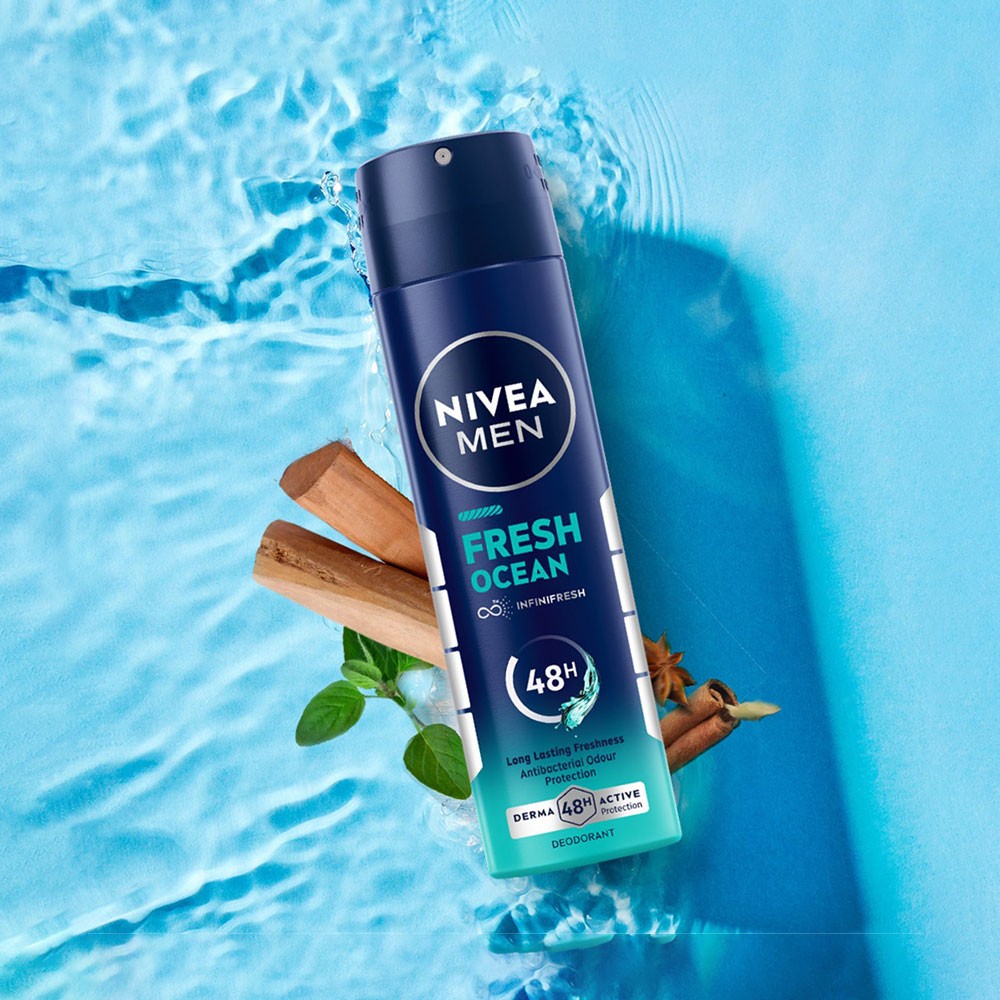 Nivea Men Fresh Ocean Men's Deodorant Price - Buy Online at ₹225 in India