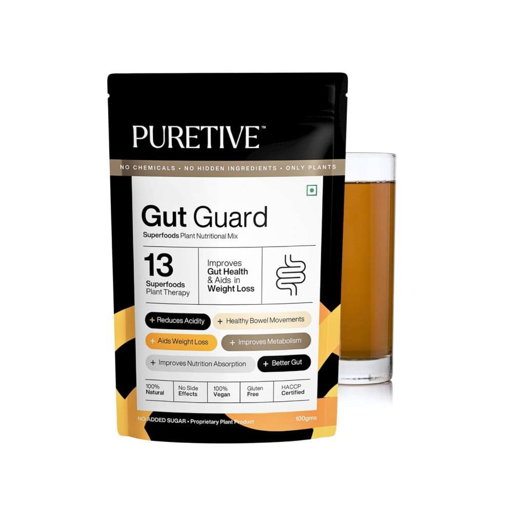 Puretive Gut Guard Gut Health Supplement Powder for Digestive Health ...