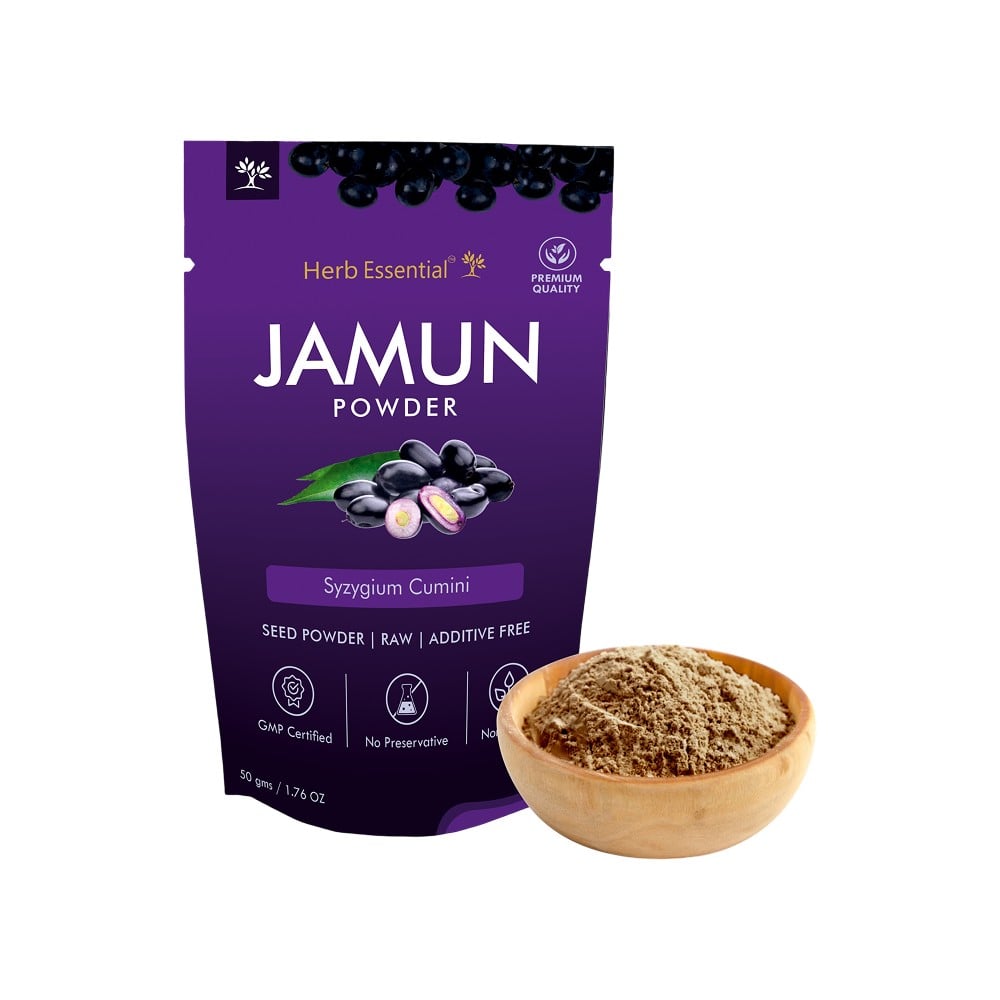 Herb Essential Organic Jamun Powder Diabetic Supplement Price - Buy ...