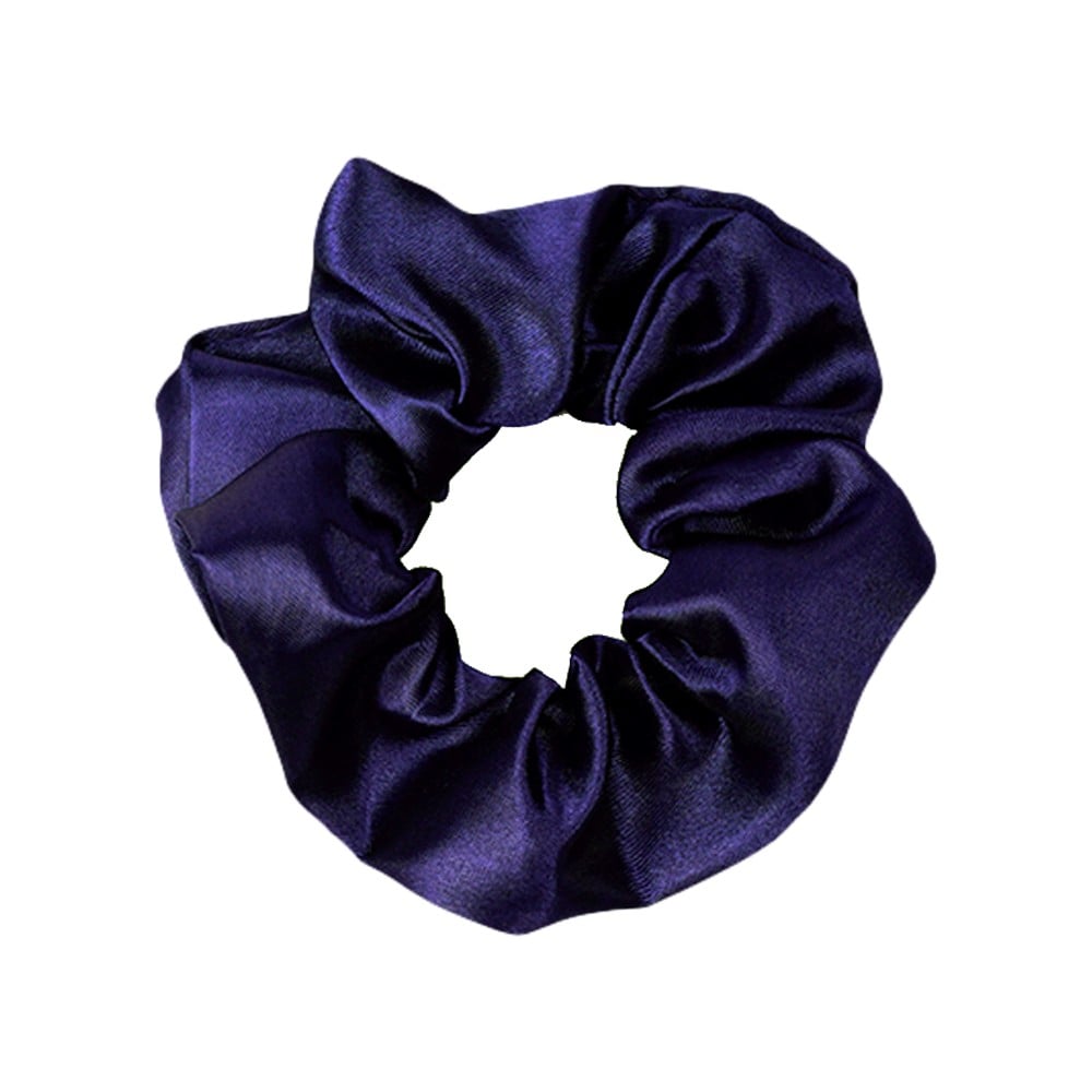 Aarunya Creations Satin Silk Scrunchie (Navy Blue) Price - Buy Online ...