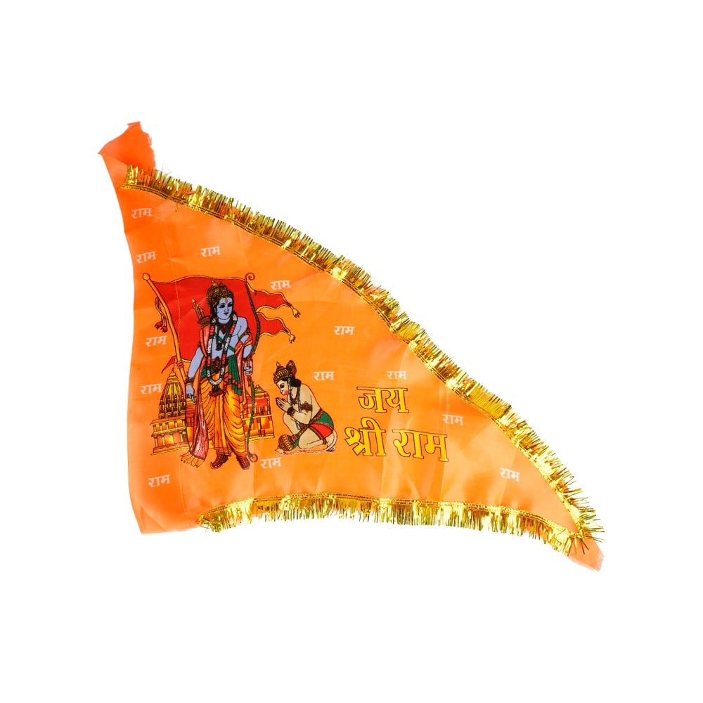 Jai Shree Ram Printed Jhanda / Flag (without Stick) - Sohum Price - Buy ...