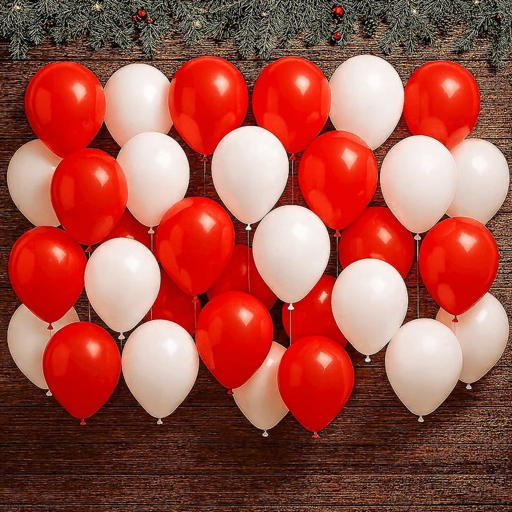 Balloons (Red, White) - Toyshine Price - Buy Online at Best Price in India