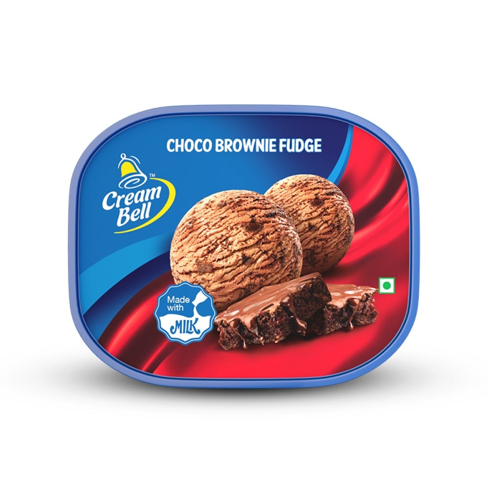 Cream Bell Choco Brownie Fudge Ice Cream Tub Price - Buy Online at ₹260 ...