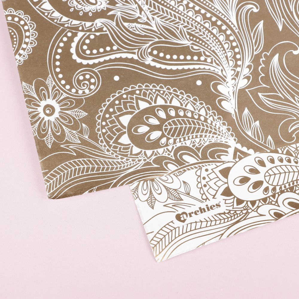 Archies Double Sided Gift Wrapping Paper (Golden) Price - Buy Online at ...