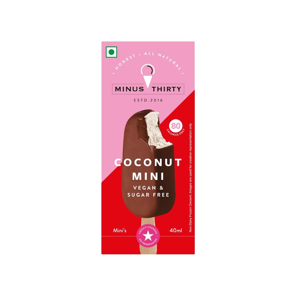Minus Thirty Coconut Mini Ice Cream Stick Price - Buy Online at Best ...