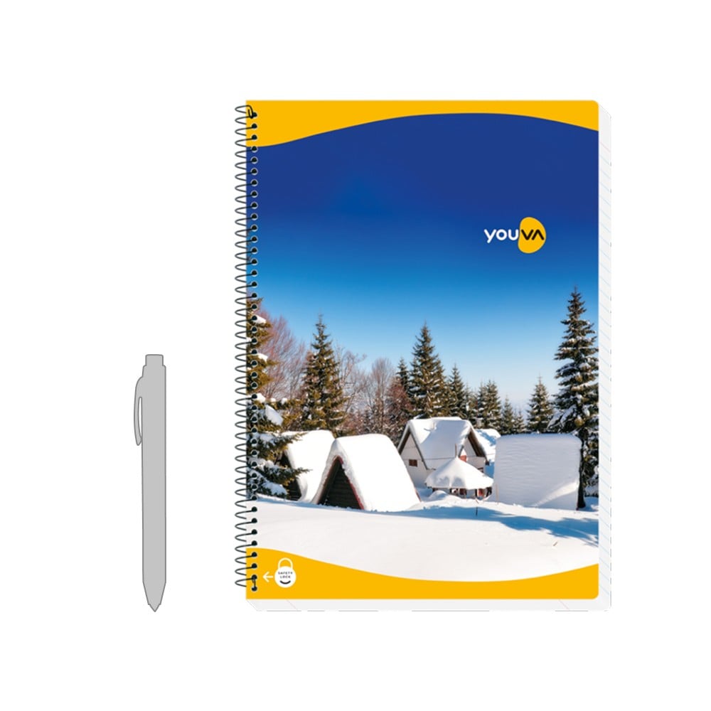 Navneet Spiral Unruled Notebook (A4, Design May Vary) Price - Buy ...