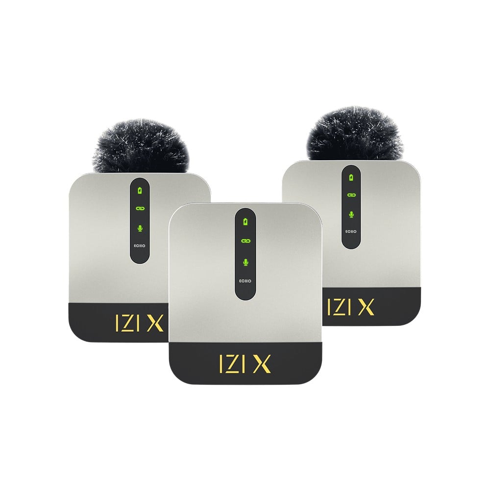 IZI X Dual Channel Wireless Microphone (Light Grey) Price - Buy Online ...