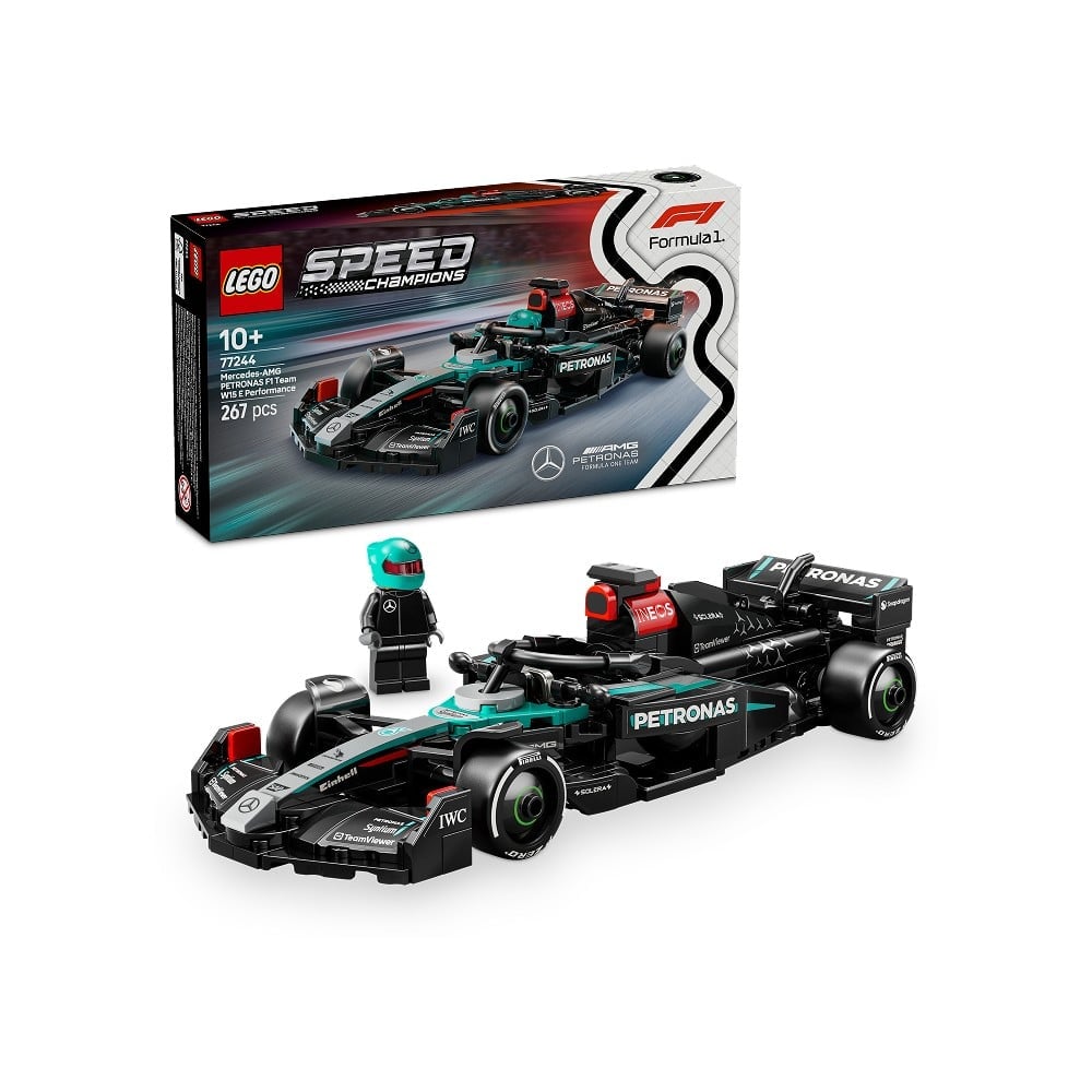 Lego Speed Champions Mercedes-AMG F1 W15 Racing Car Building Set (77244 ...