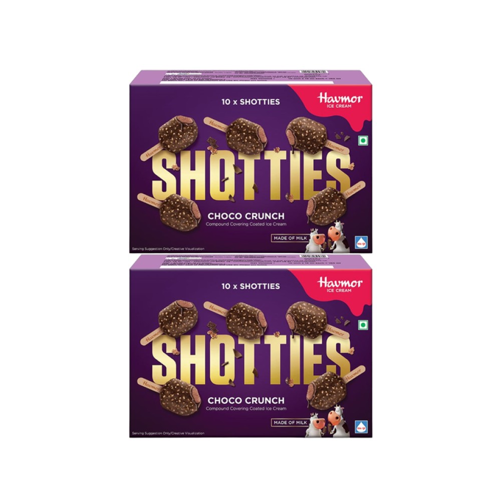 Havmor Shotties Choco Crunch Ice Cream Stick - Pack of 2 Price - Buy ...