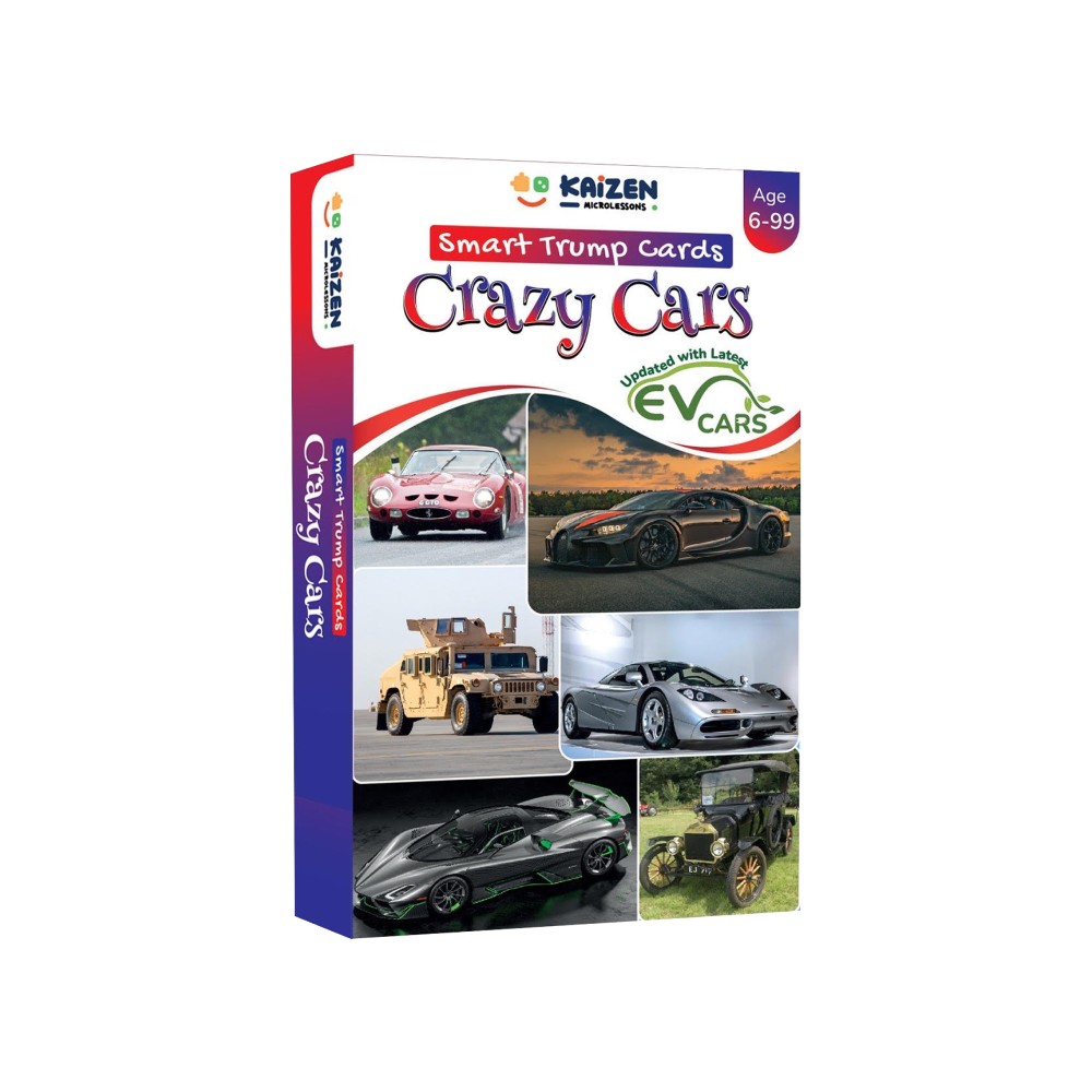 Kaizen Microlessons Crazy Cars Smart Trump Cards Price - Buy Online at ...