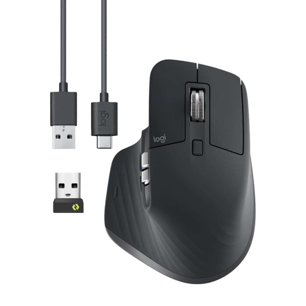 Logitech MX Master 3S Performance Wireless Mouse 8K DPI, Quiet Clicks ...