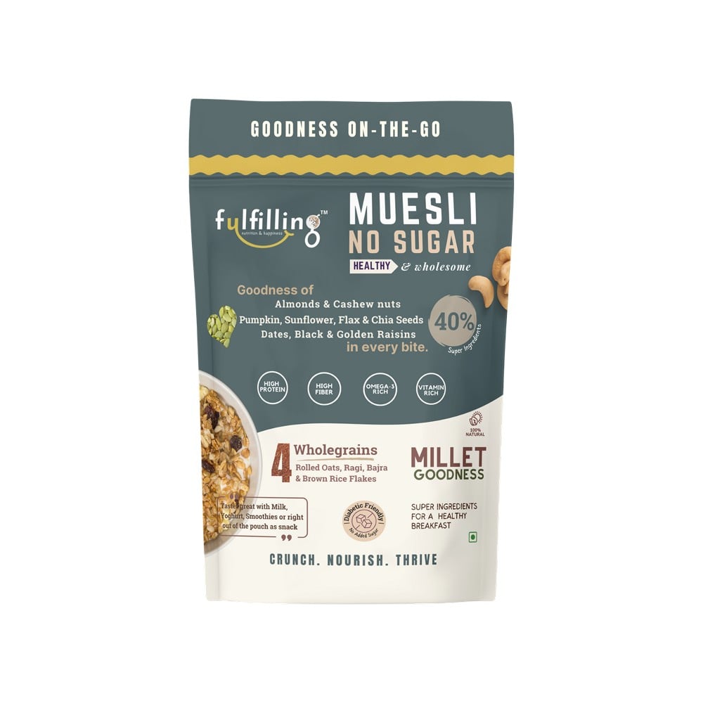 Fulfilling Muesli with Nuts, Seeds and Dryfruits Price - Buy Online at ...