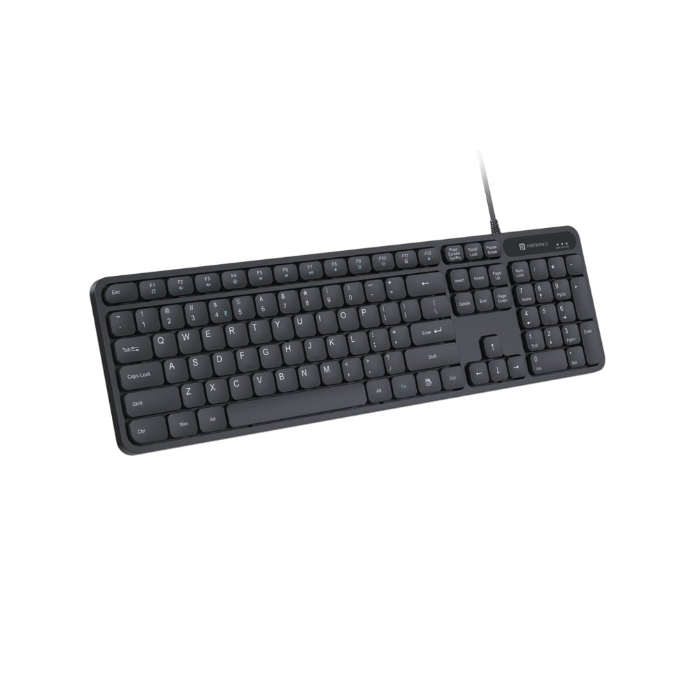 Portronics Ki-Pad 3 USB Wired Keyboard (Black) Price - Buy Online at ...