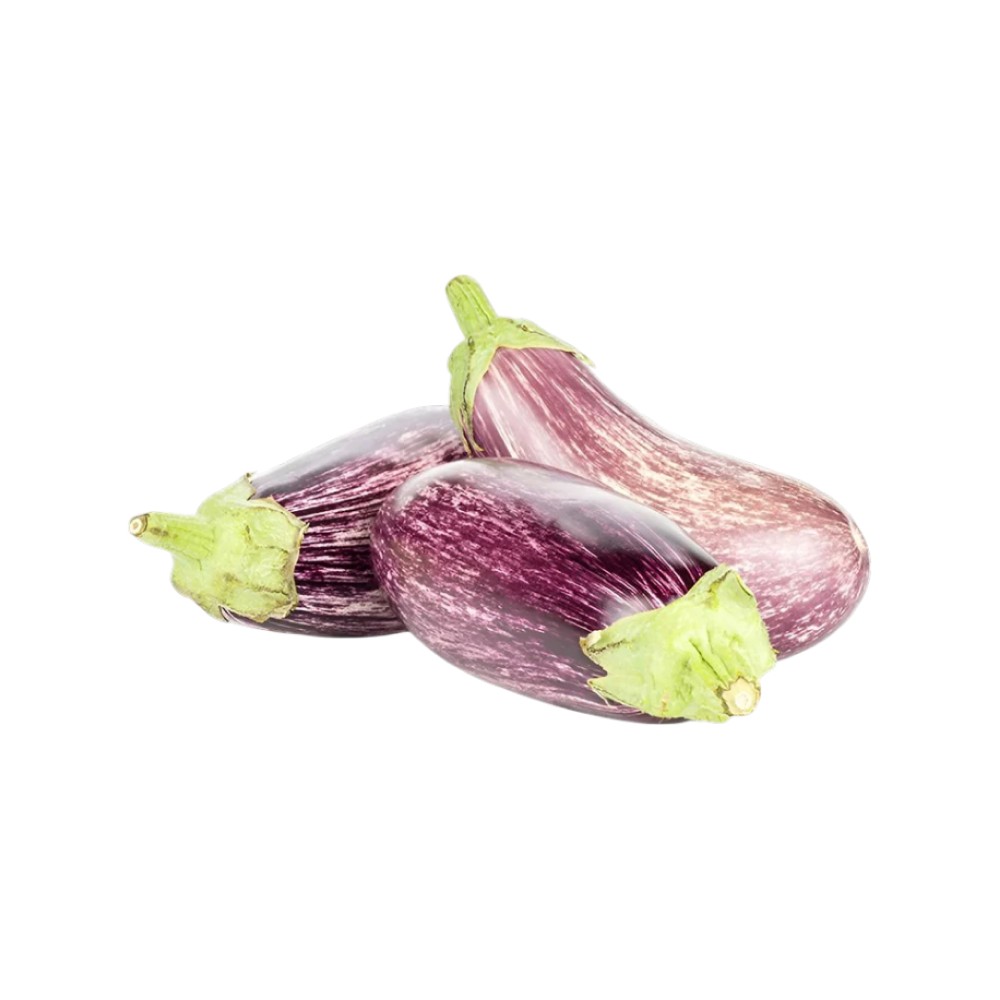Organically Grown Purple Striped Brinjal (Baingan) Price - Buy Online ...