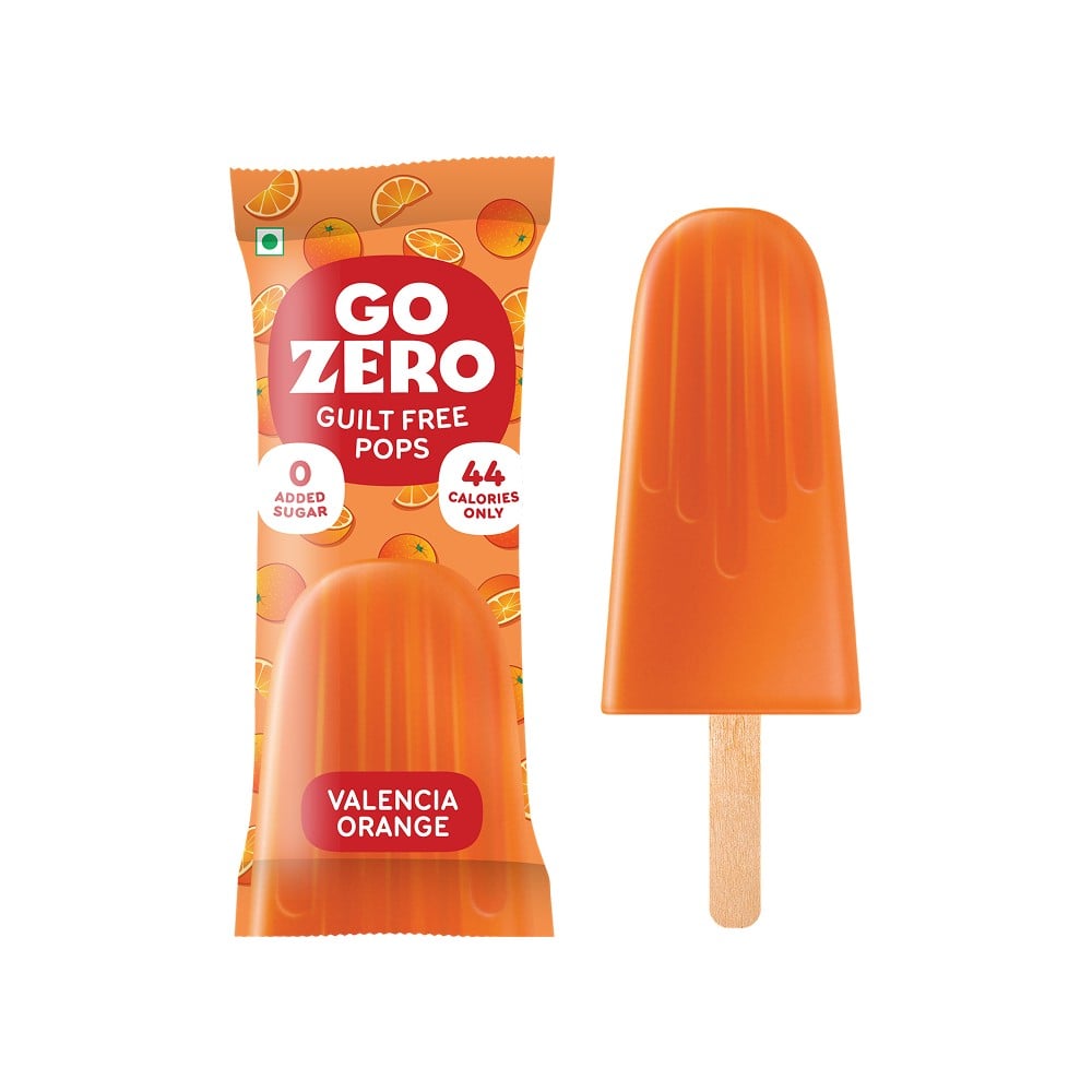 Go Zero Valencia Orange Guilt Free Fruit Ice Cream Popsicle Price - Buy ...