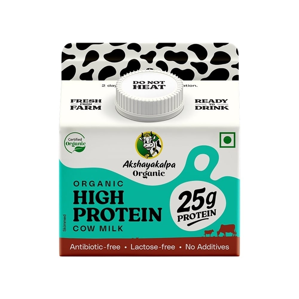 Akshayakalpa Organic High Protein Cow Milk Price - Buy Online at Best ...