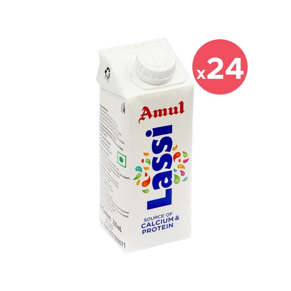 Amul Sweet Lassi Tetra Pack (250 ml) - Pack of 24 Price - Buy Online at ...