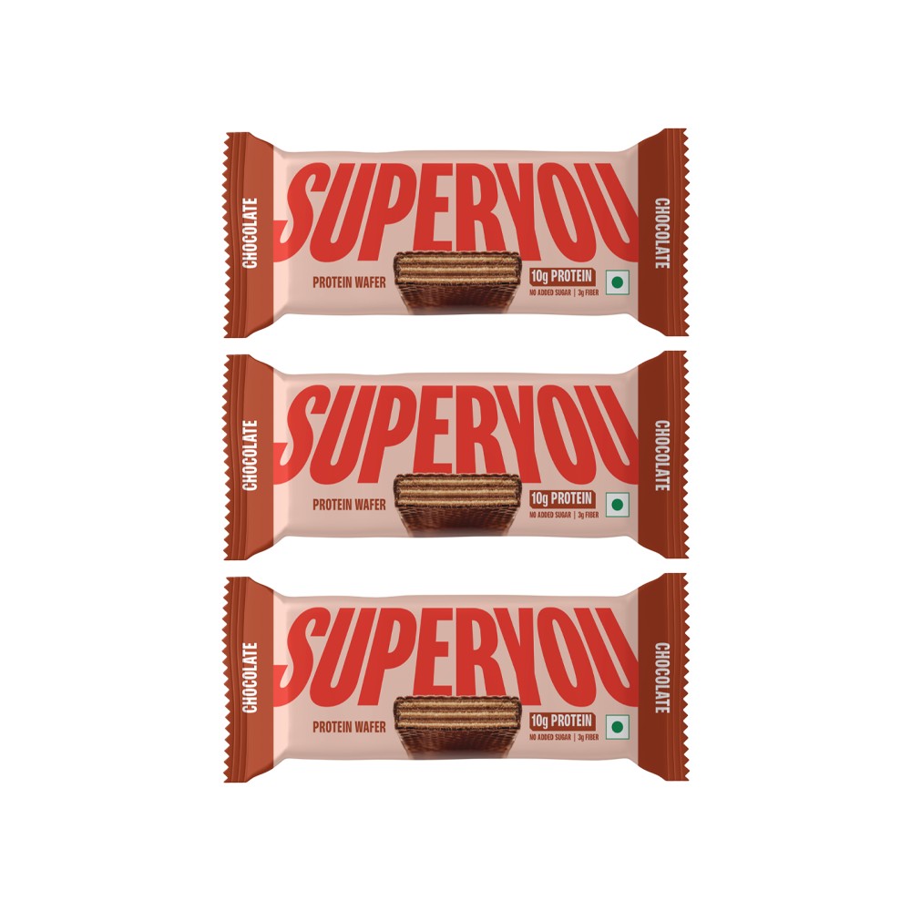 SuperYou Chocolate Wafer Protein Bar - Pack of 3 Price - Buy Online at ...