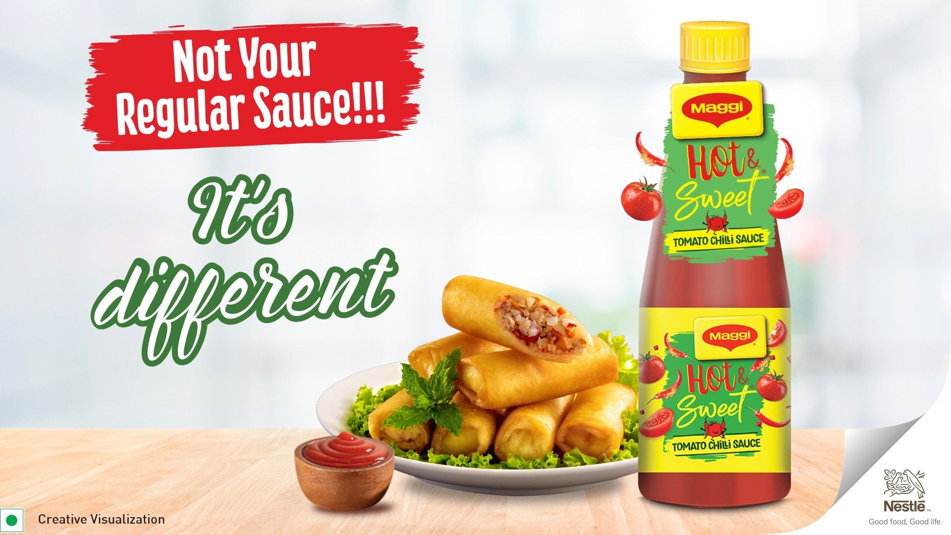 Maggi Hot & Sweet Tomato Chilli Ketchup 1 kg Price - Buy Online at ₹175 ...