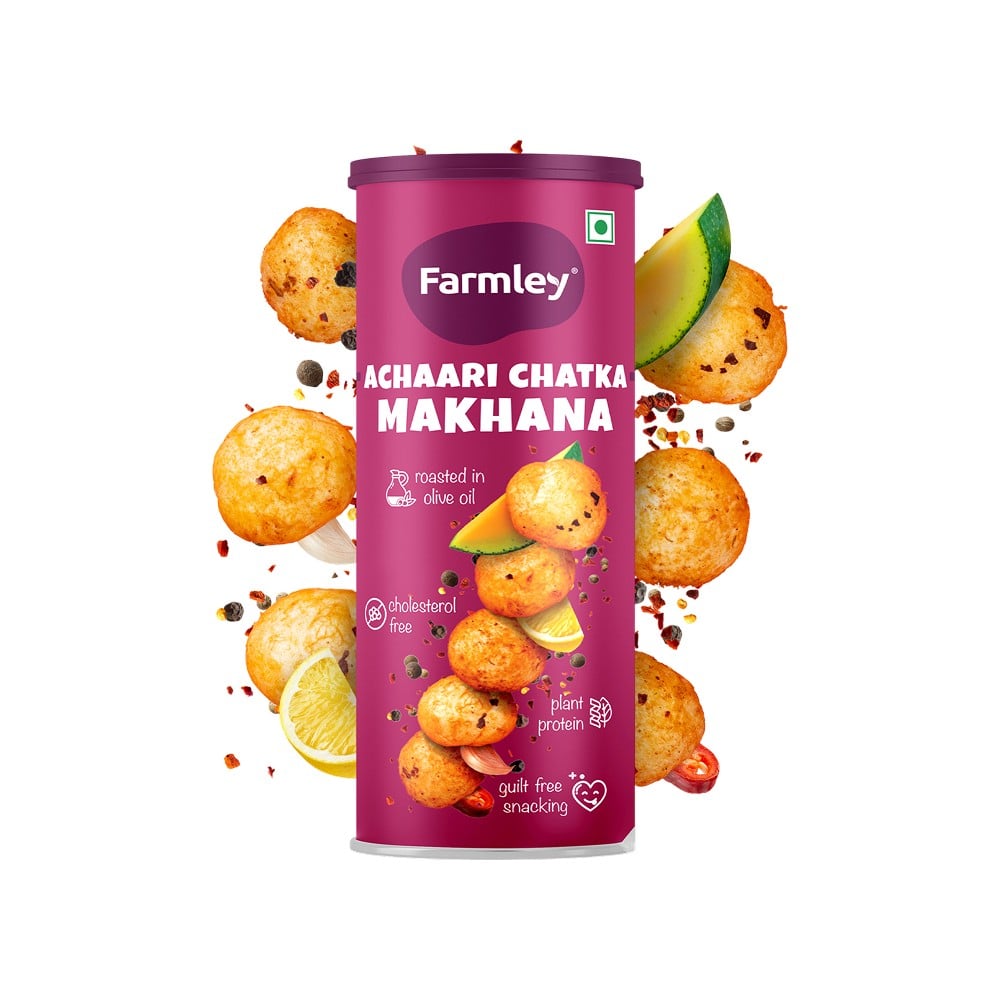 Farmley Achari Chatka Flavoured Makhana Price - Buy Online at ₹149 in India