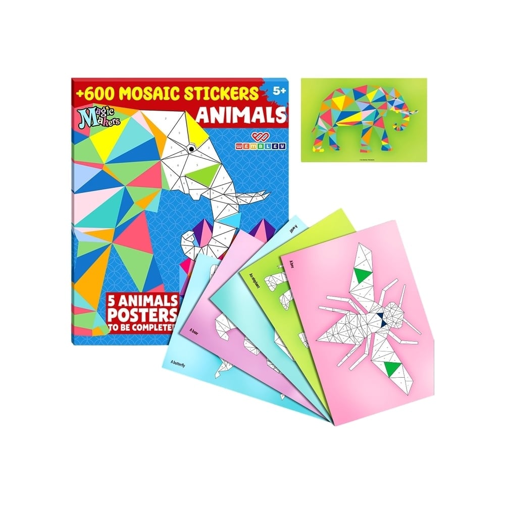 Wembley Animal Mosaic Sticker Book for Kids Price - Buy Online at Best ...