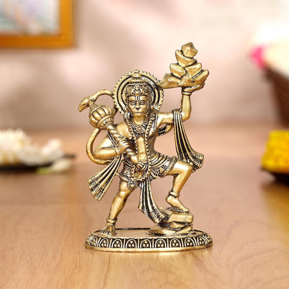 Brass Hanuman Idol by Aksharveda Price - Buy Online at ₹349 in India
