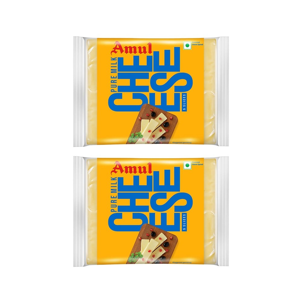 Amul Cheese Slices - Pack of 2 Price - Buy Online at ₹159 in India