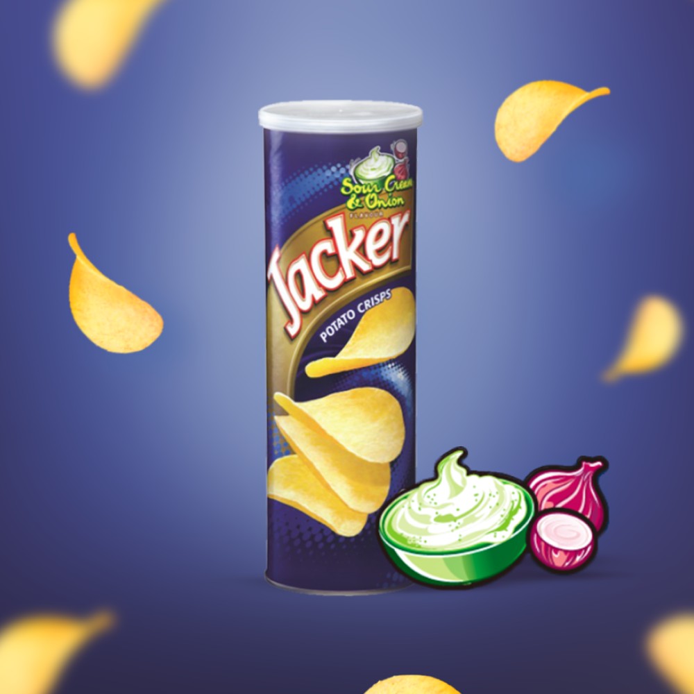 Jacker Sour Cream & Onion Potato Chips Price - Buy Online at Best Price ...