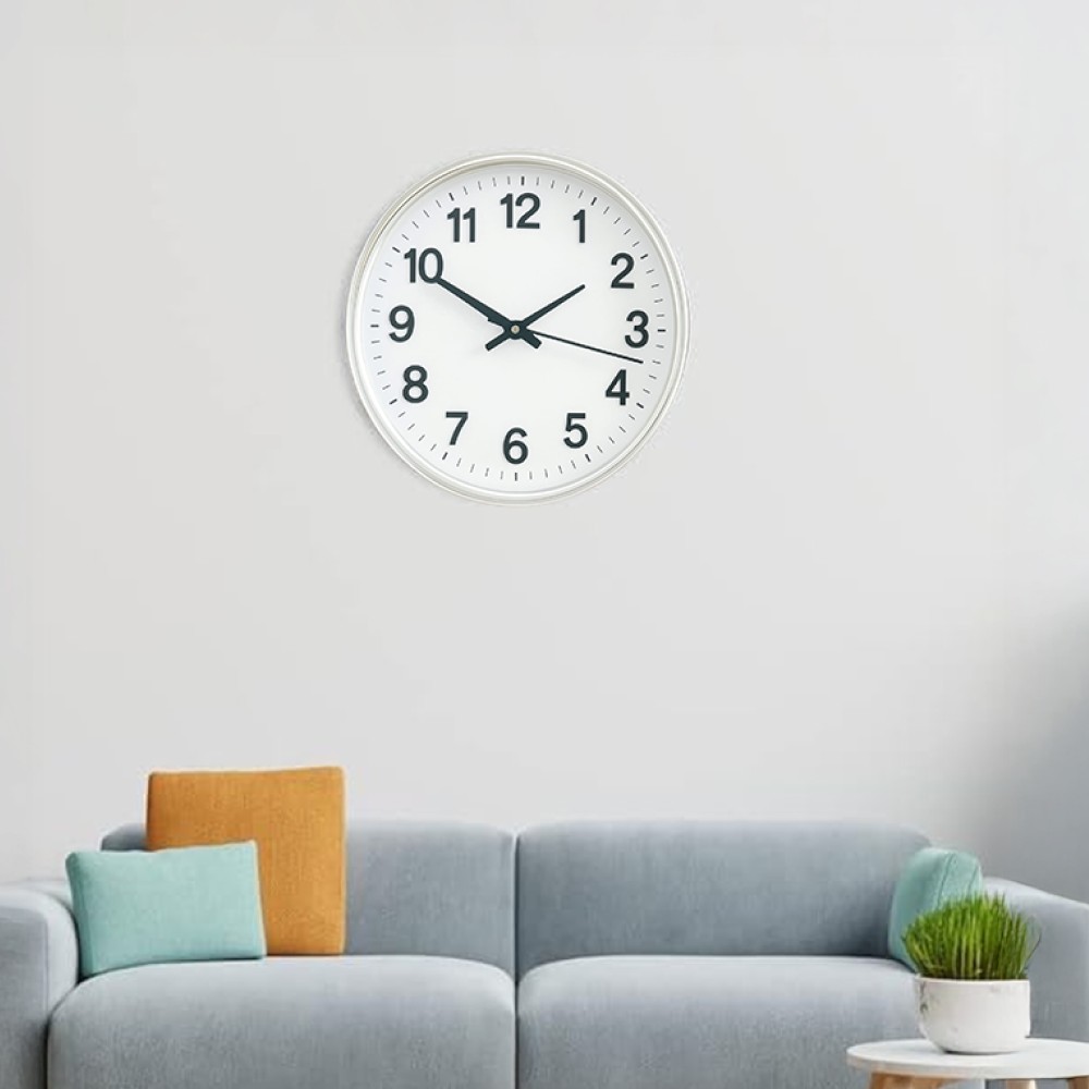 Shanya Analog Wall Clock (White) Price - Buy Online at Best Price in India