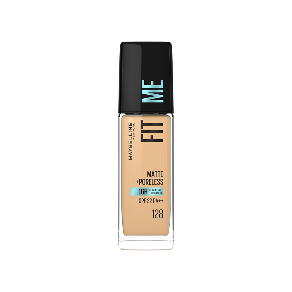 Maybelline New York Fit Me Matte + Poreless Liquid Foundation (Warm ...