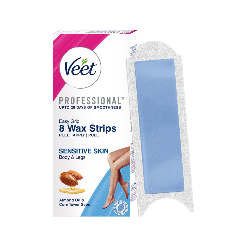 Veet Professional Ready-to-use Sensitive Skin Wax Strips Price - Buy ...