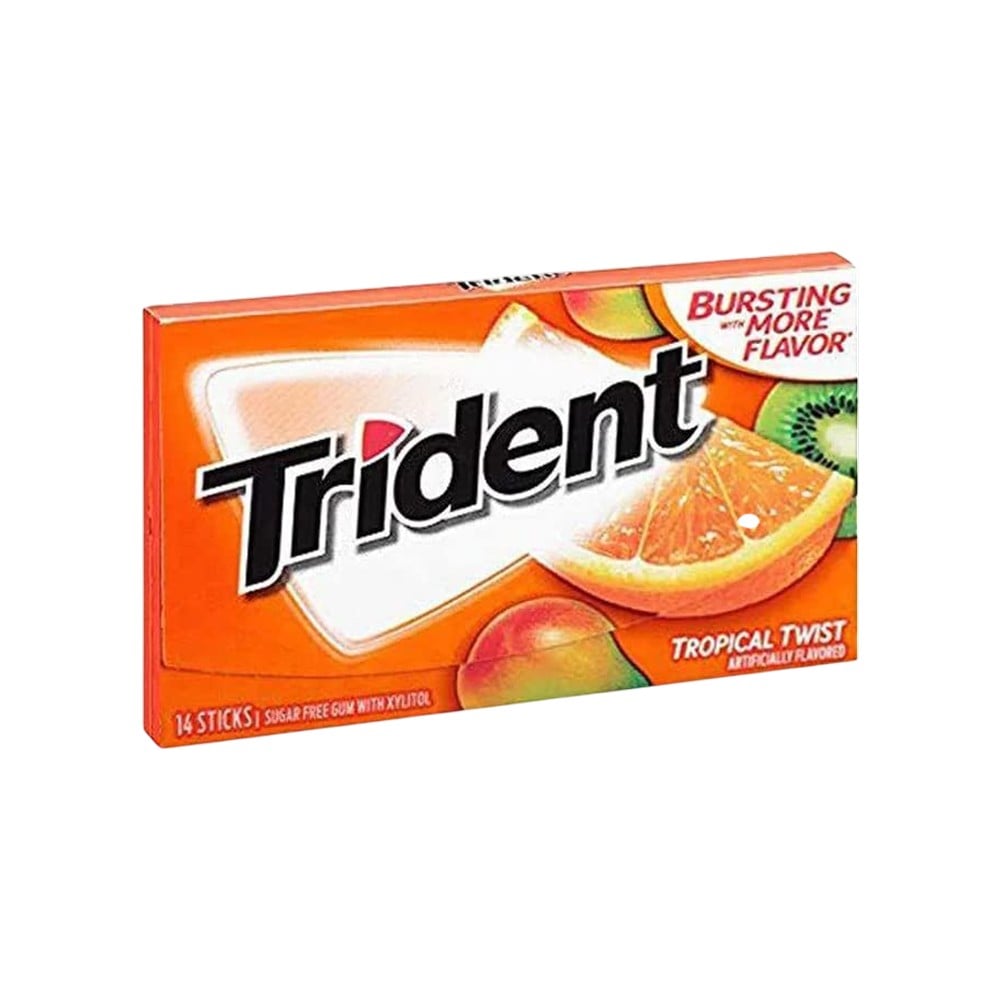 Trident Tropical Twist Chewing Gum (Sugar Free) Price - Buy Online at ...