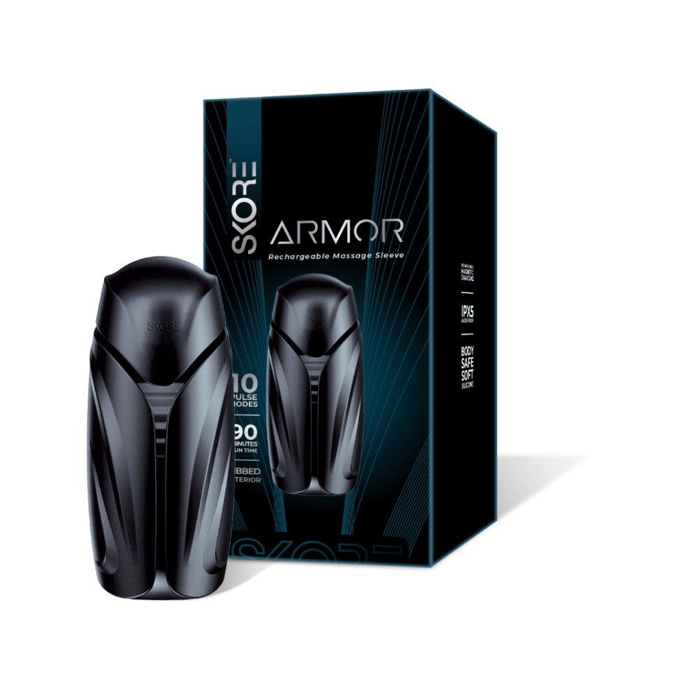 Skore ARMOR- Rechargeable Personal Massager Sleeve Storker for Men ...