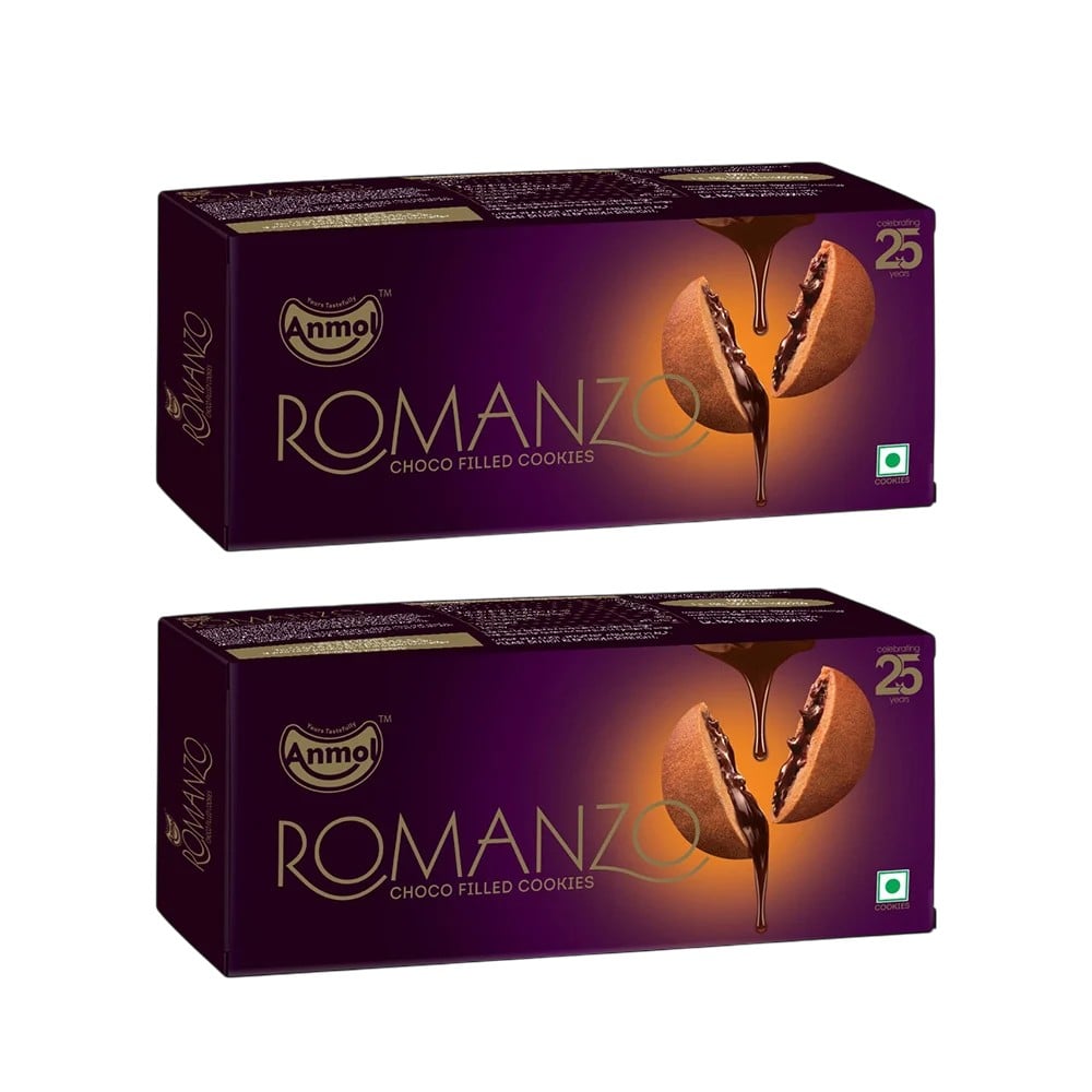 Anmol Romanzo Choco Filled Cookies - Pack of 12 Price - Buy Online at ...