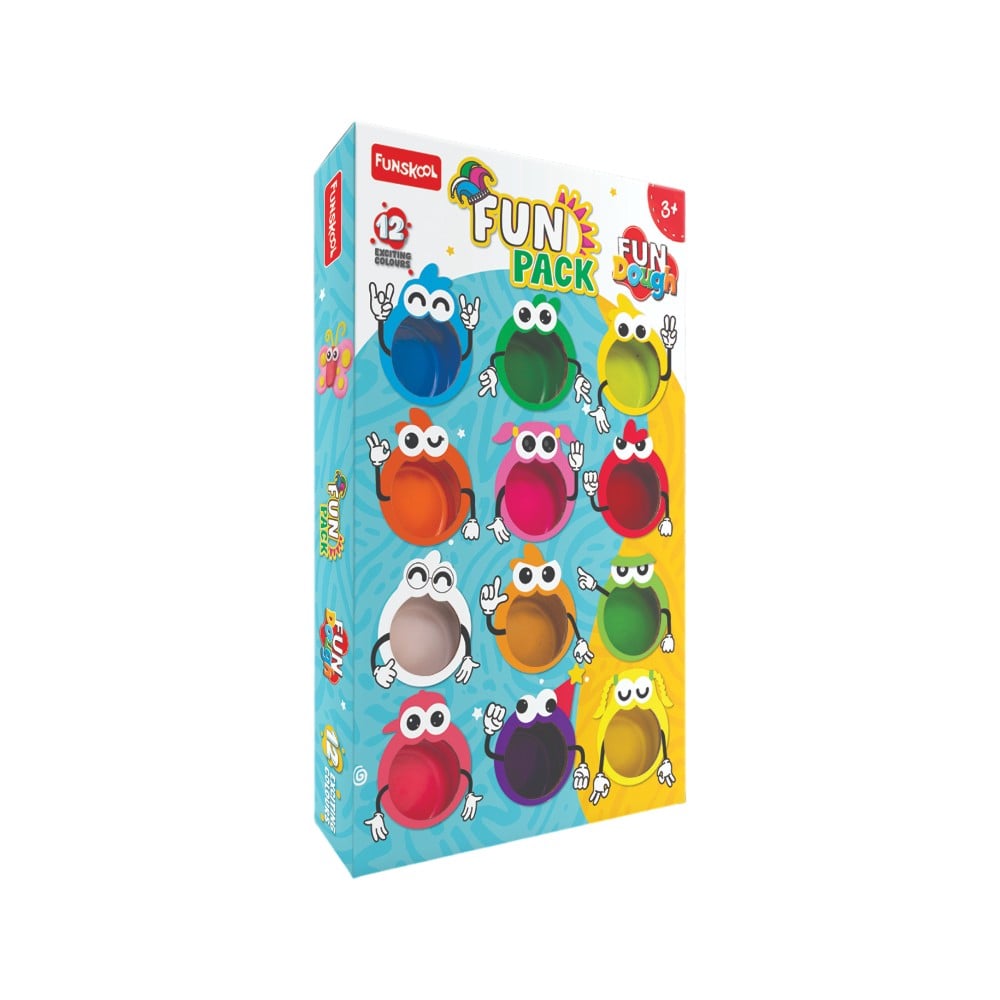FunDough Fun Pack Safe Clay Play Dough Price - Buy Online at ₹207 in India