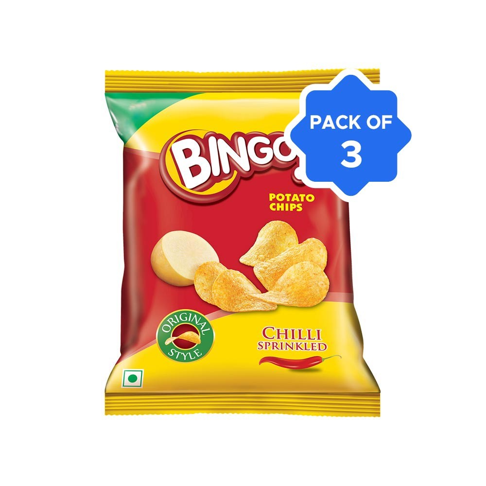 Bingo Original Style Chilli Potato Chips - Pack of 3 Price - Buy Online ...