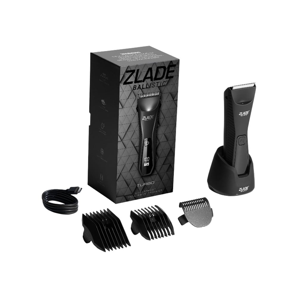 Zlade Ballistic Turbo Full-Body Waterproof Male Body Trimmer for Men ...