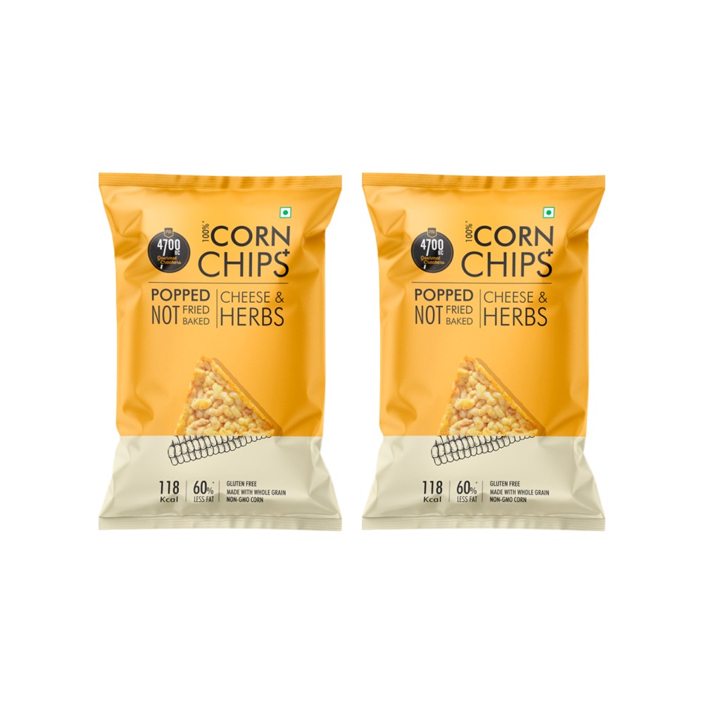 4700BC Cheese & Herbs Corn Popped Chips + - Pack of 2 Price - Buy ...