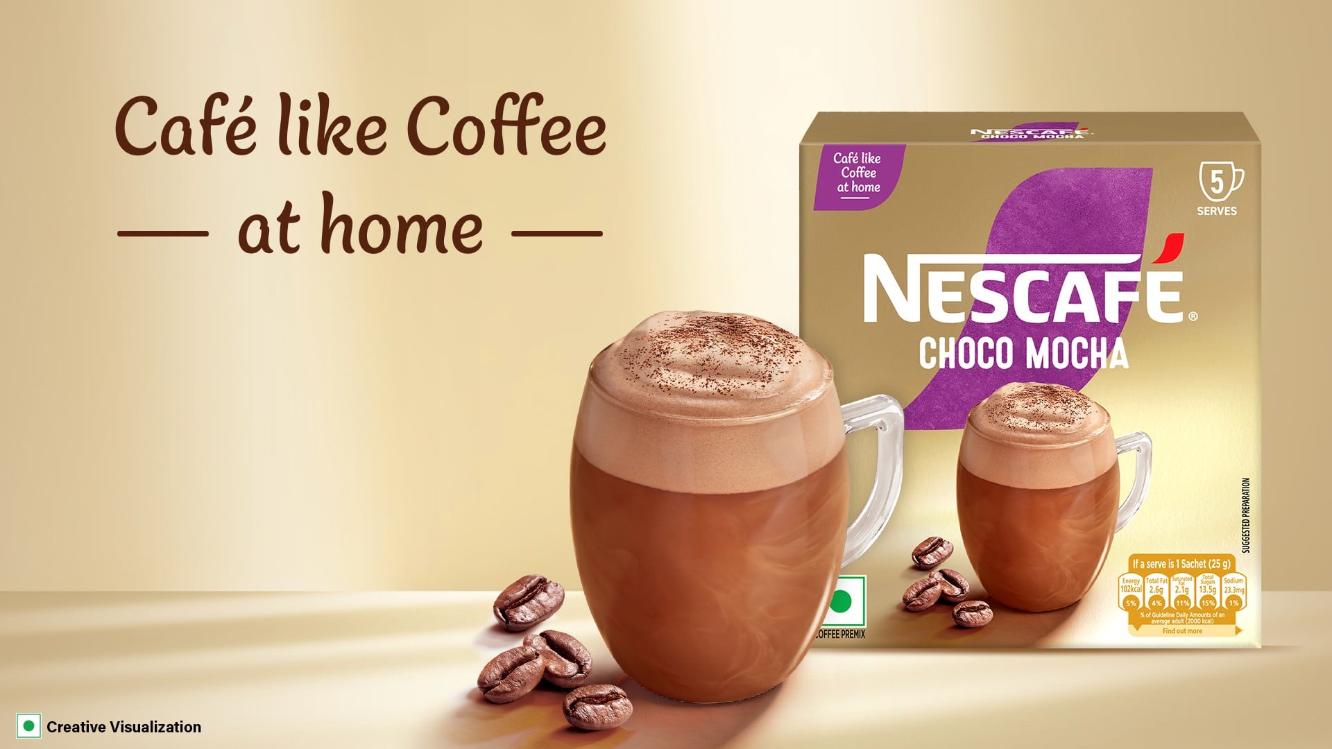 Nescafe Choco Mocha Coffee Premix Sachets - Pack of 2 Price - Buy ...