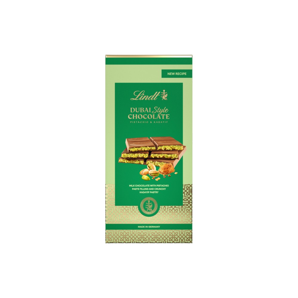 Lindt Dubai Style Filled Pistachio Kunafa Chocolate Bar Price - Buy ...