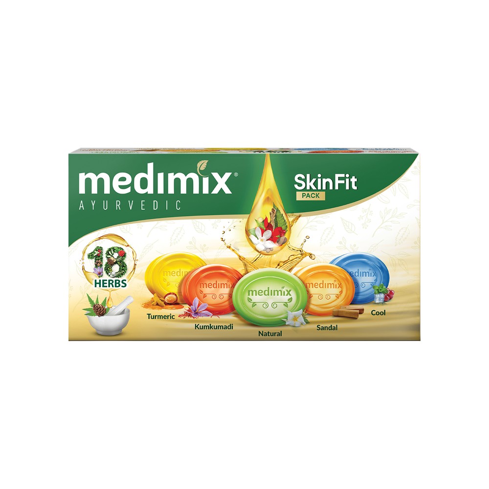 Medimix Ayurvedic SkinFit Assorted Soap - Buy 4 Get 1 Free Price - Buy ...
