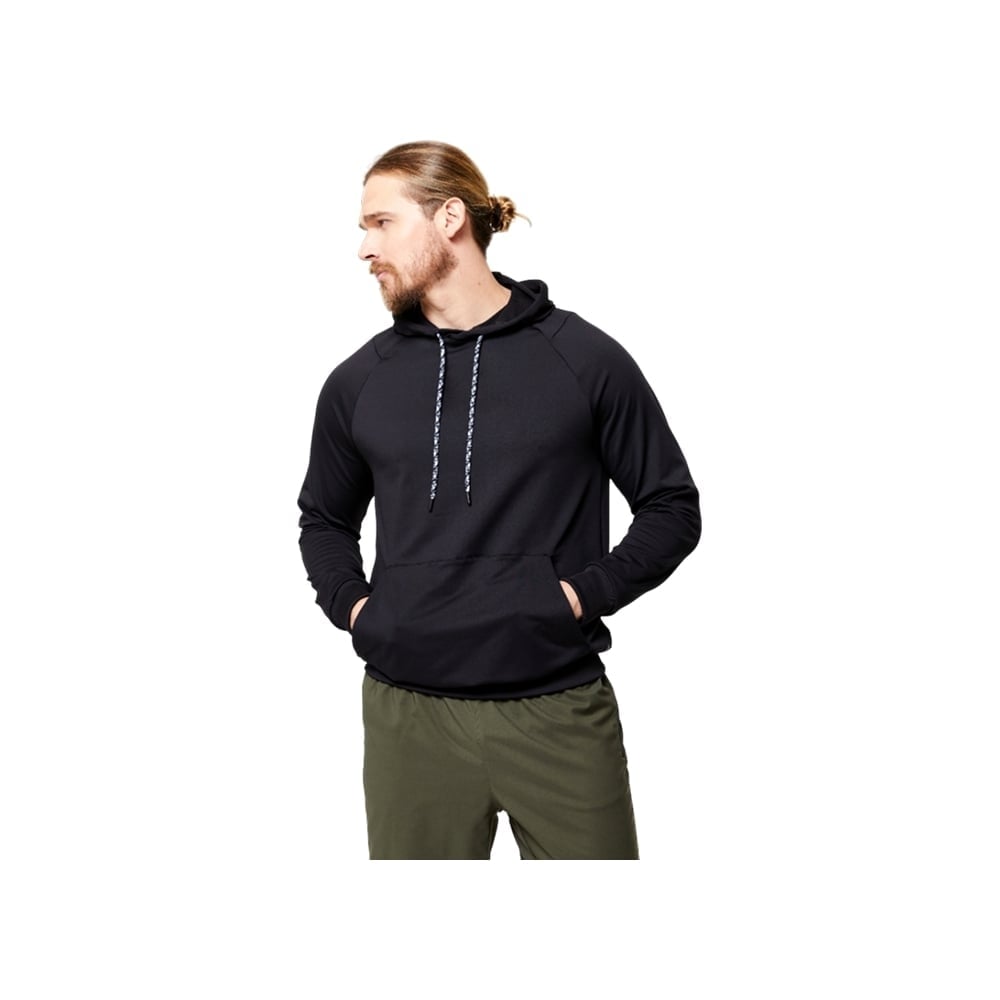 Domyos by Decathlon Men's Fitness Solid Hoodie (Black) Price - Buy ...