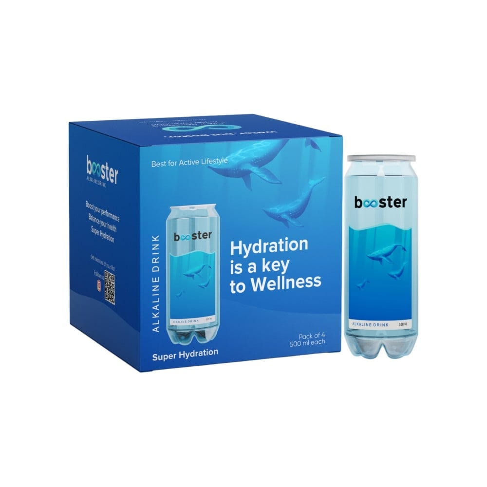 Booster Alkaline Water - Pack of 4 Price - Buy Online at ₹312 in India