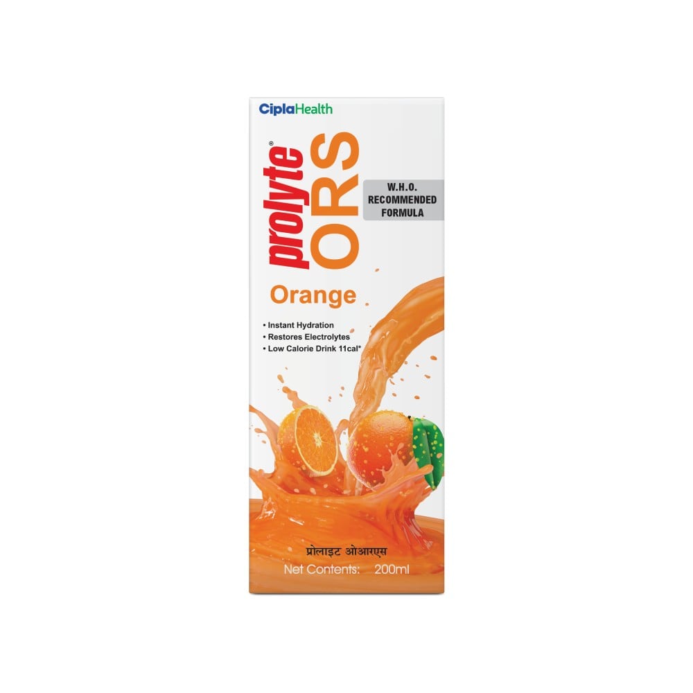 Prolyte Liquid ORS (Orange) Price - Buy Online at ₹32 in India