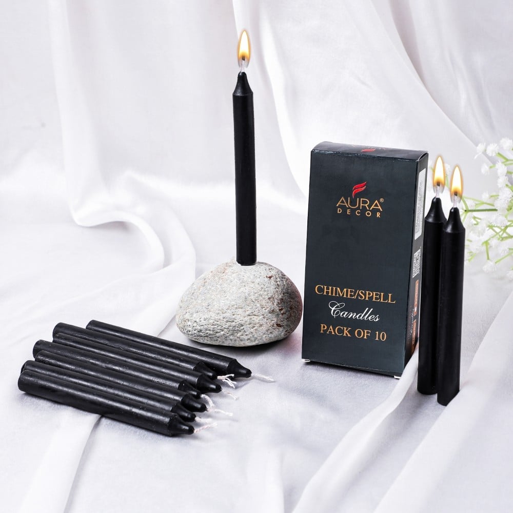 Stick Candle (Black) by Auradecor Price - Buy Online at ₹59 in India
