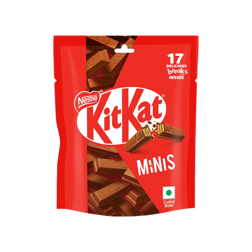 Nestle KitKat Minis Coated Wafer Chocolate Pack Price - Buy Online at ...