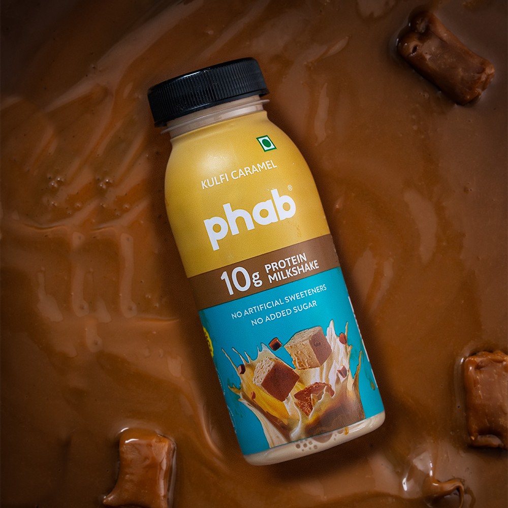 Phab 10g Protein Kulfi Caramel Protein Milkshake Price - Buy Online at ...