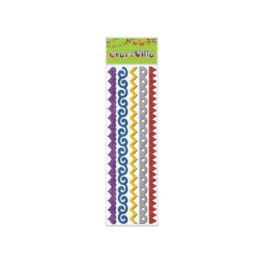 Craft Villa Glitter Border Foam Sticker Price - Buy Online at ₹129 in India